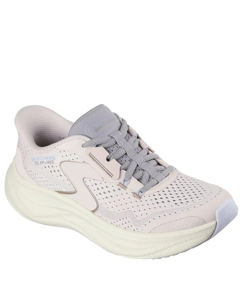 Skechers Skech Cloud Running Shoes For Women, Natural Mint