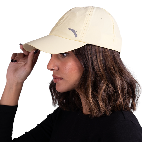 ANTA RUNNING CAP FOR UNISEX, YELLOW GREEN