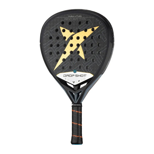 Drop Shot Pala Furia Attack Padel Racket, Orange&Black